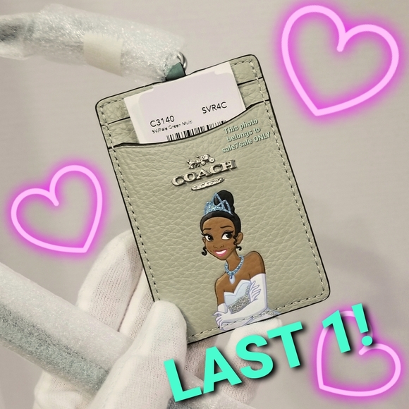 Coach | Accessories | Last Coach X Disney Princess Tiana Lanyard New ...
